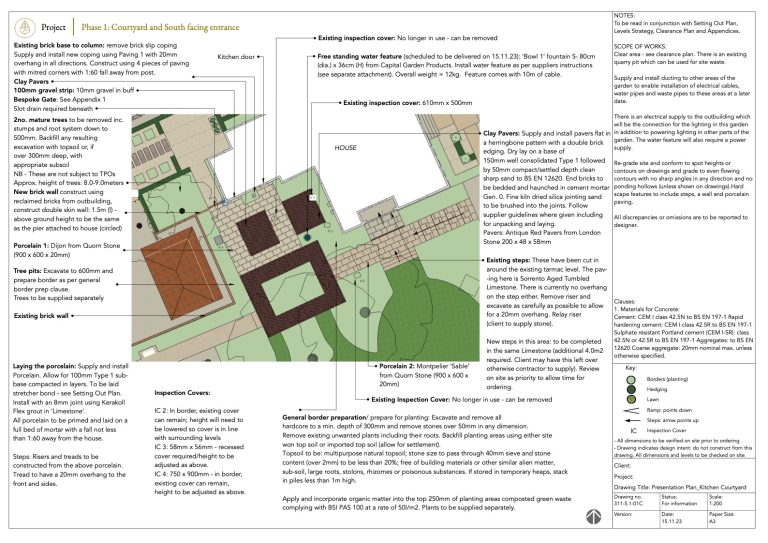 4. Garden Presentation Plan - LLEVELO Award winning garden design